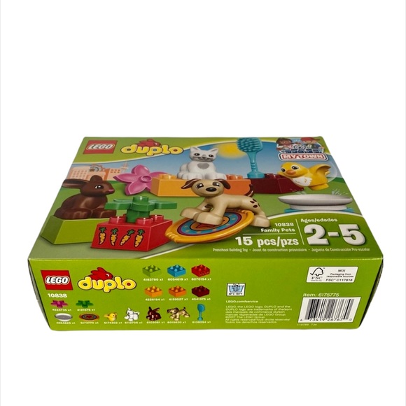 Lego | Toys | Lego Duplo 838 Family Pets New | Poshmark